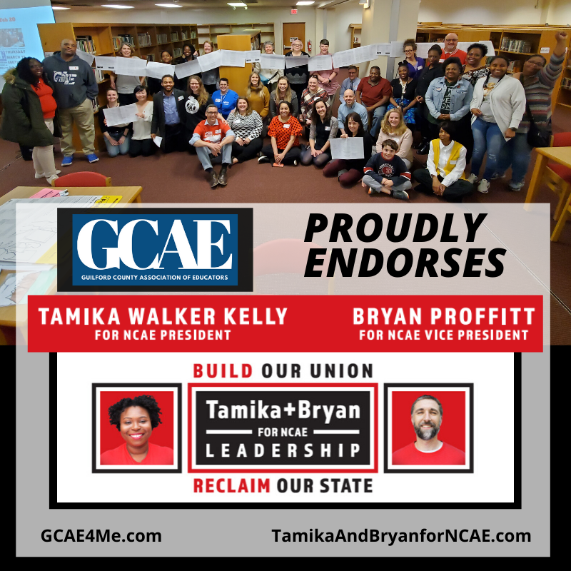 GCAE Endorses Tamika Walker Kelly and Bryan Proffitt for Top Leadership ...